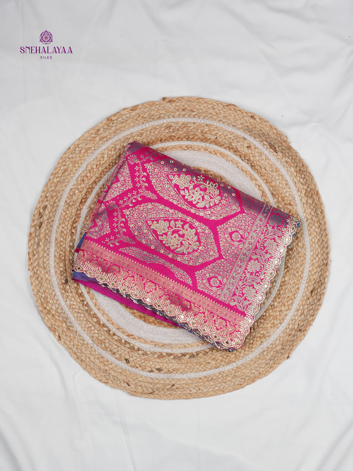 Blue Designer Saree – Snehalayaa Silks