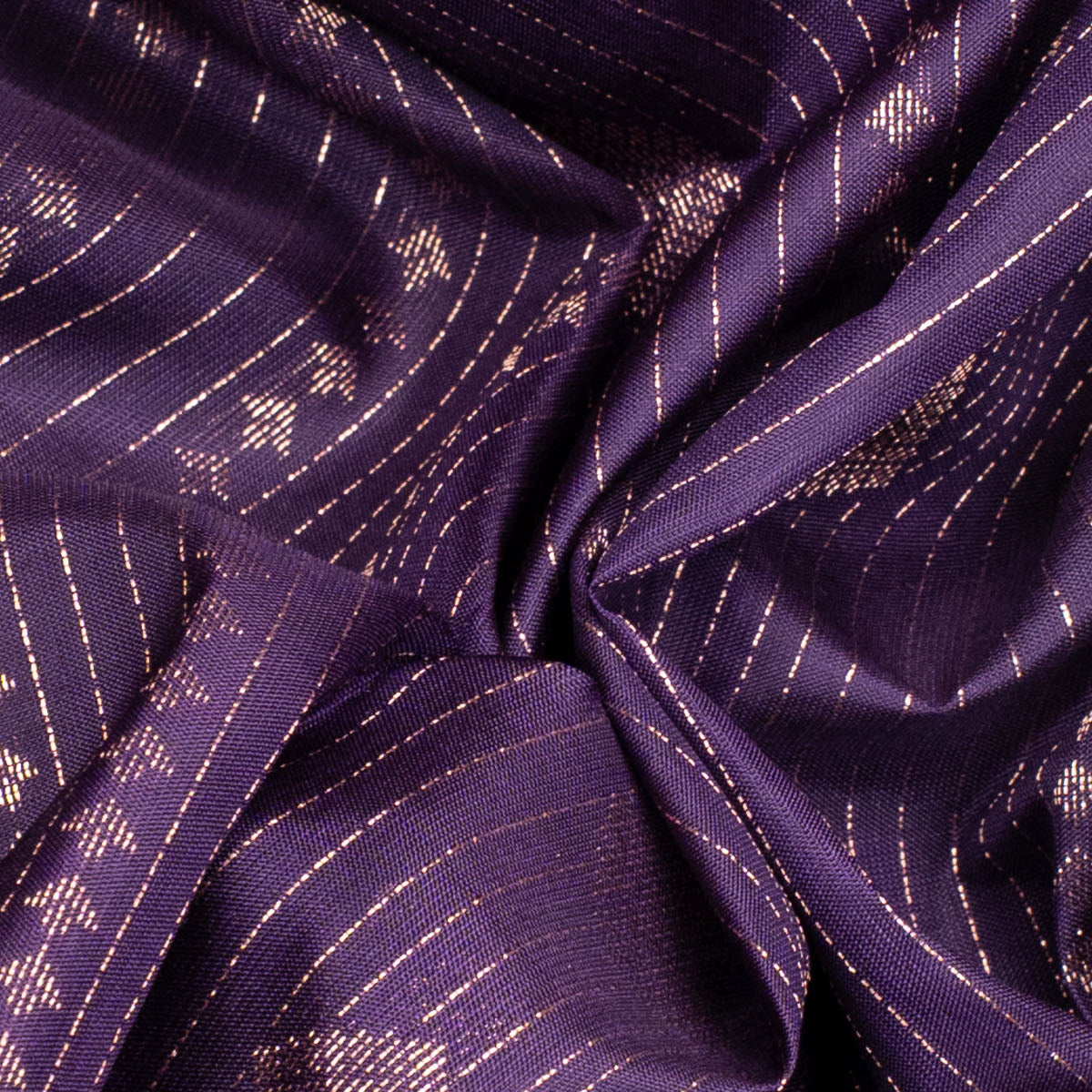 Royal Violet Kanjivaram Silk Saree – Snehalayaa Silks