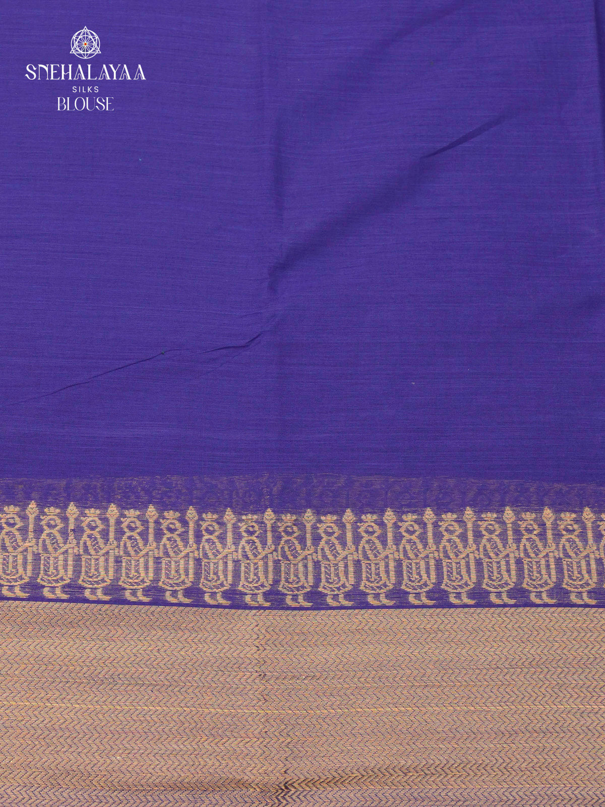 Royal Blue Chettinad Cotton Saree – Snehalayaa Silks