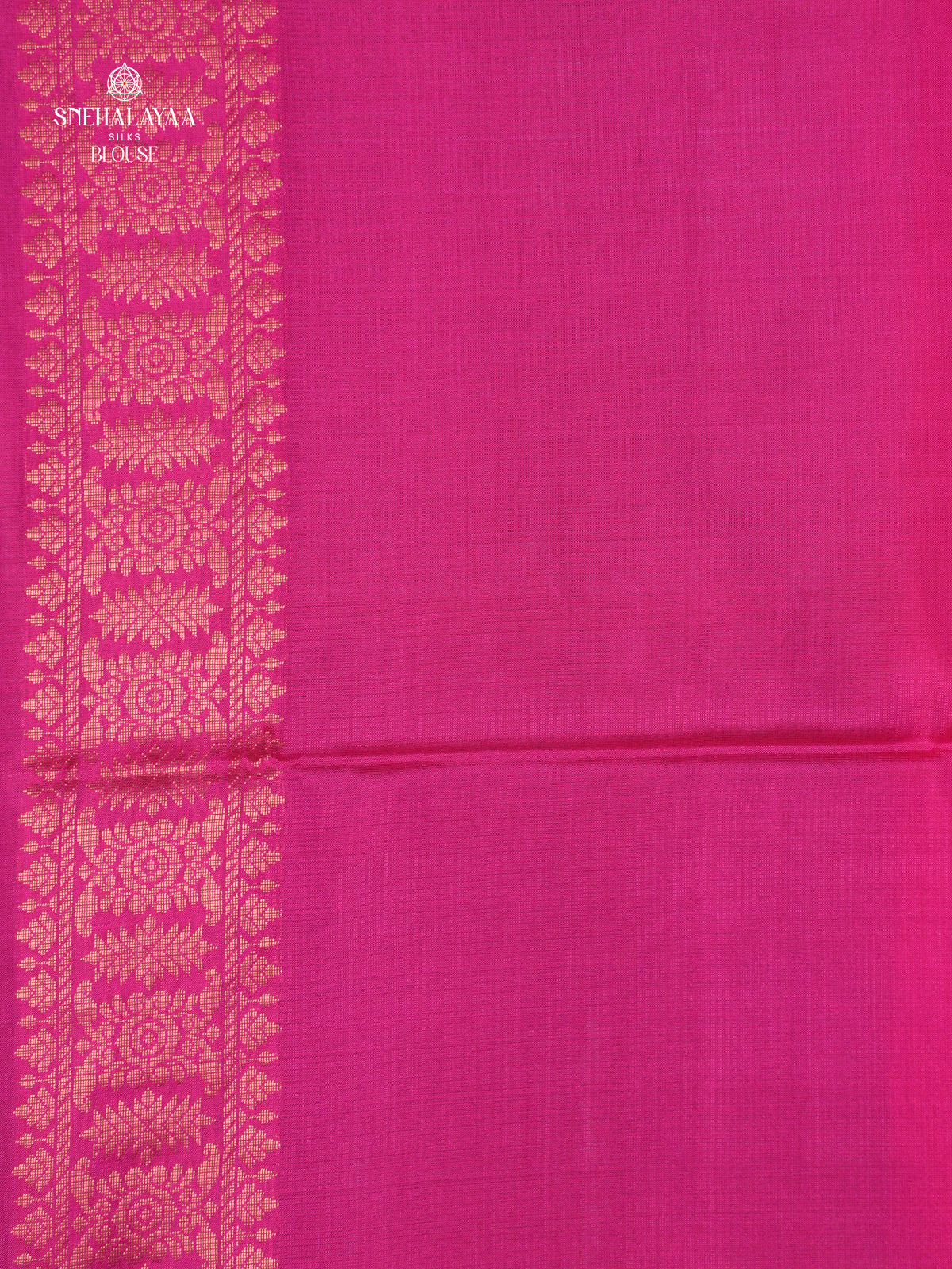 Ocean Blue Borderless Kanjivaram Soft Silk Saree – Snehalayaa Silks