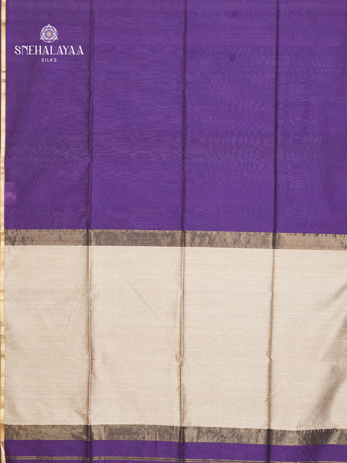 Purple Maheshwari Silk Cotton Saree – Snehalayaa Silks