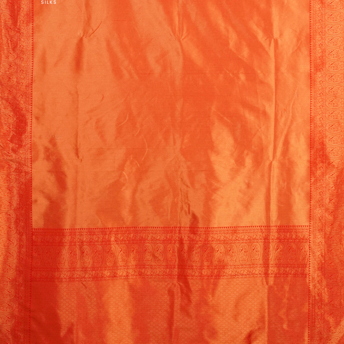 Rust Orange Tissue Paithani Saree – Snehalayaa Silks