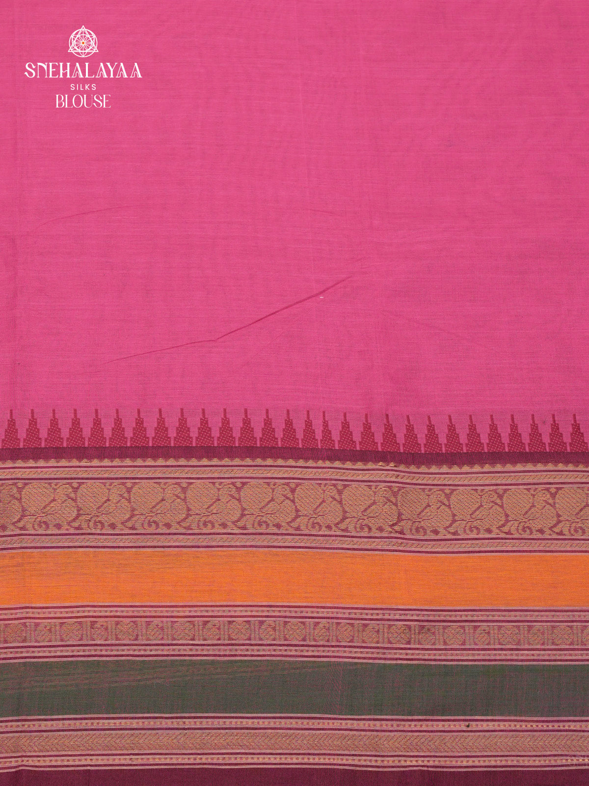 Dusty Rose Chettinad Cotton Saree – Snehalayaa Silks