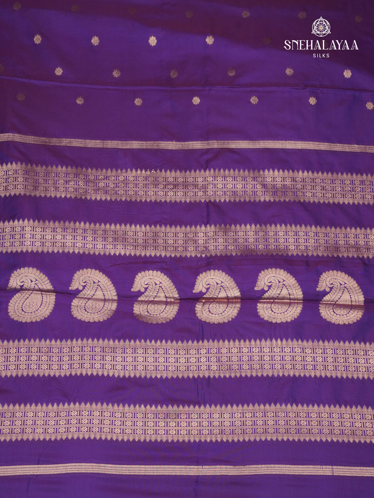 Violet Banarasai Silk Saree – Snehalayaa Silks